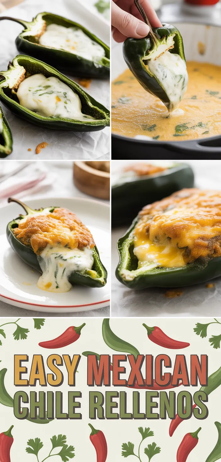 Easy Mexican Chile Rellenos Recipe - Taco terrace