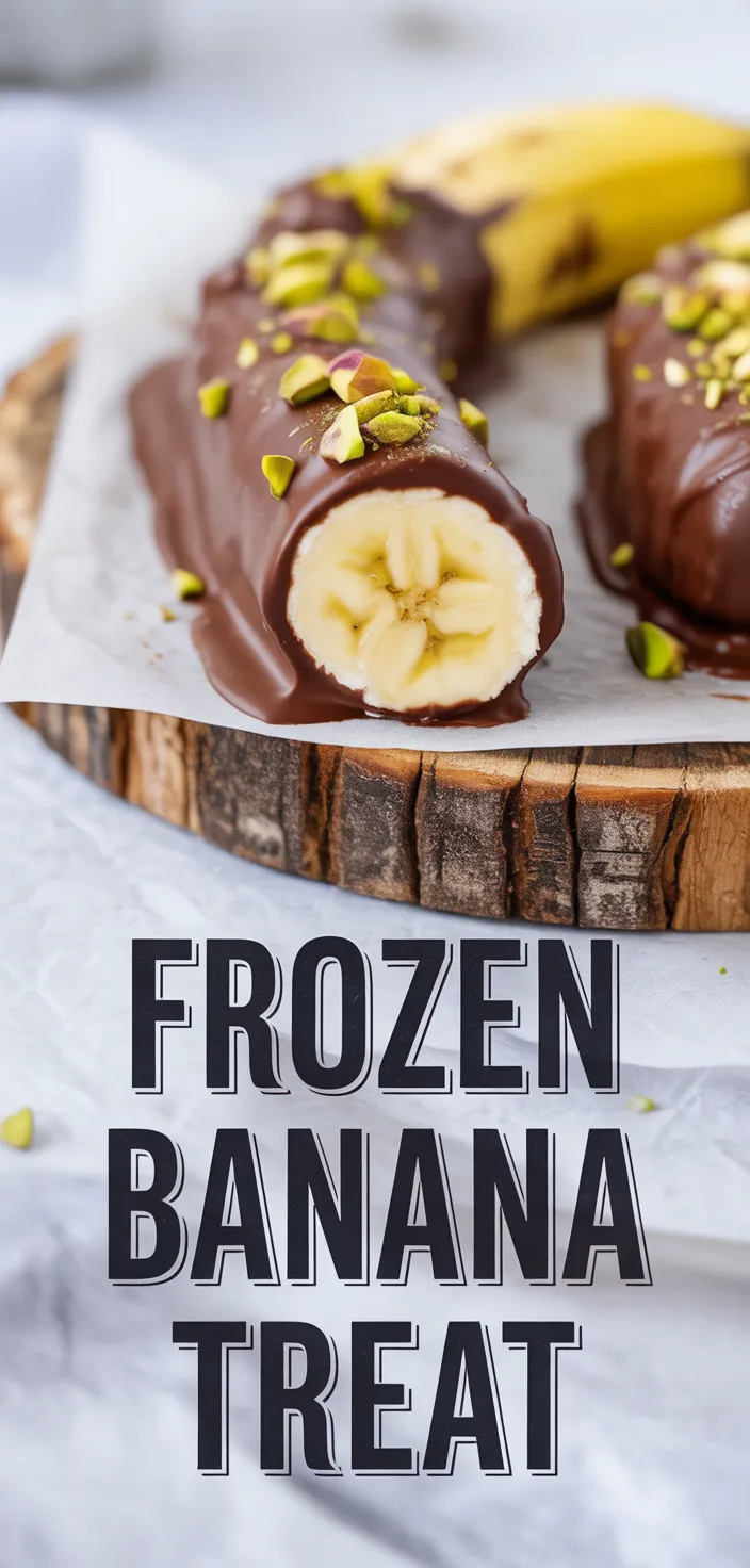 How To Make A Frozen Banana Treat! Recipe - Taco terrace